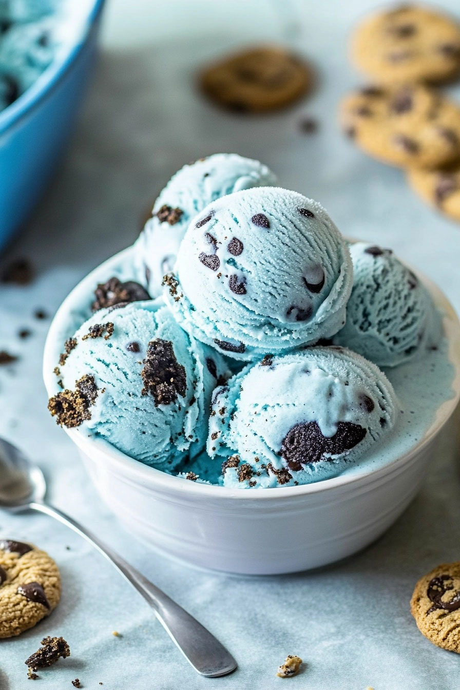 Cookie Monster Ice Cream - Ice Cream In