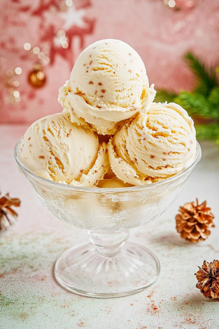 Eggnog Ice Cream - Ice Cream In