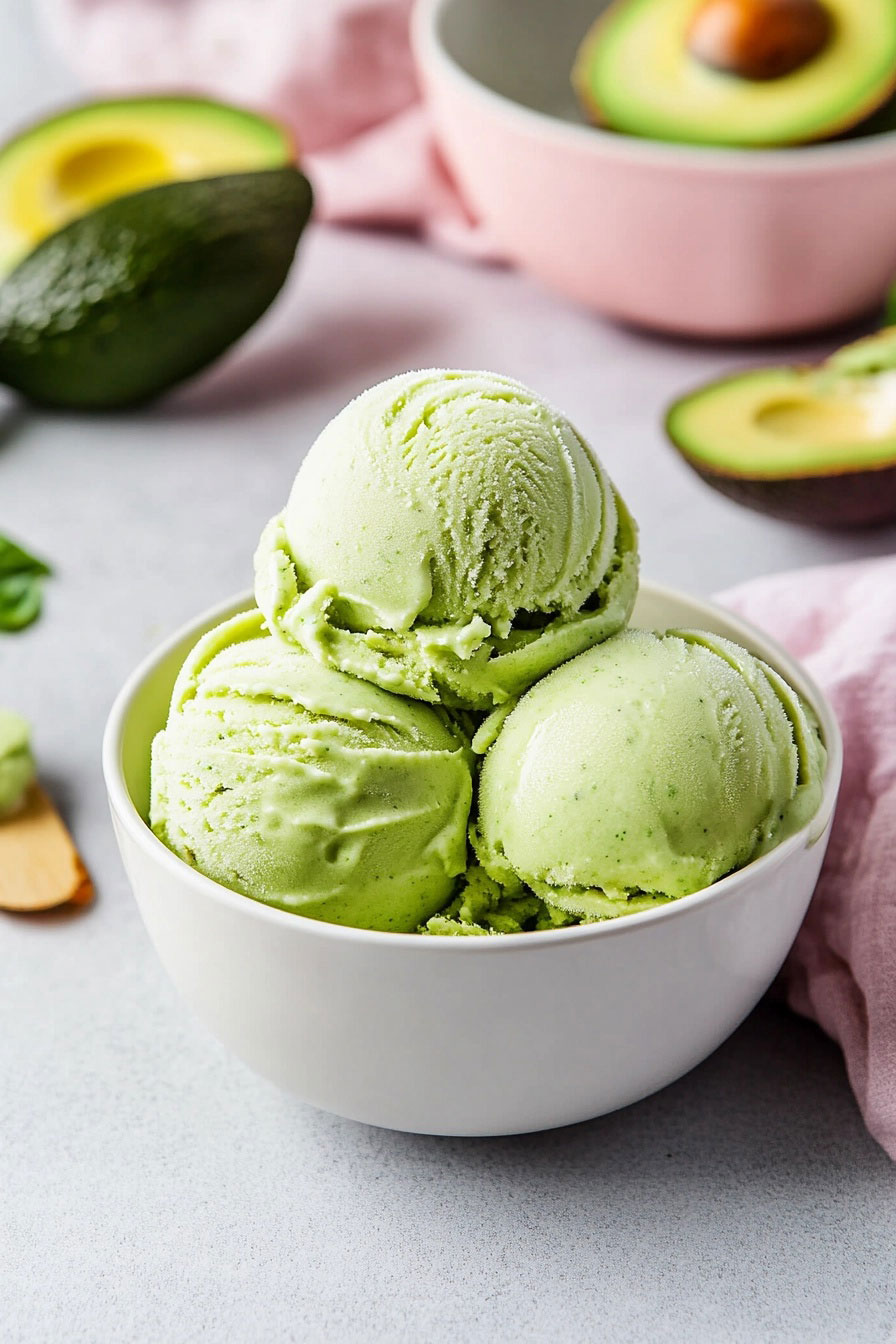 Creamy Avocado Ice Cream Recipe | Easy & Delicious
