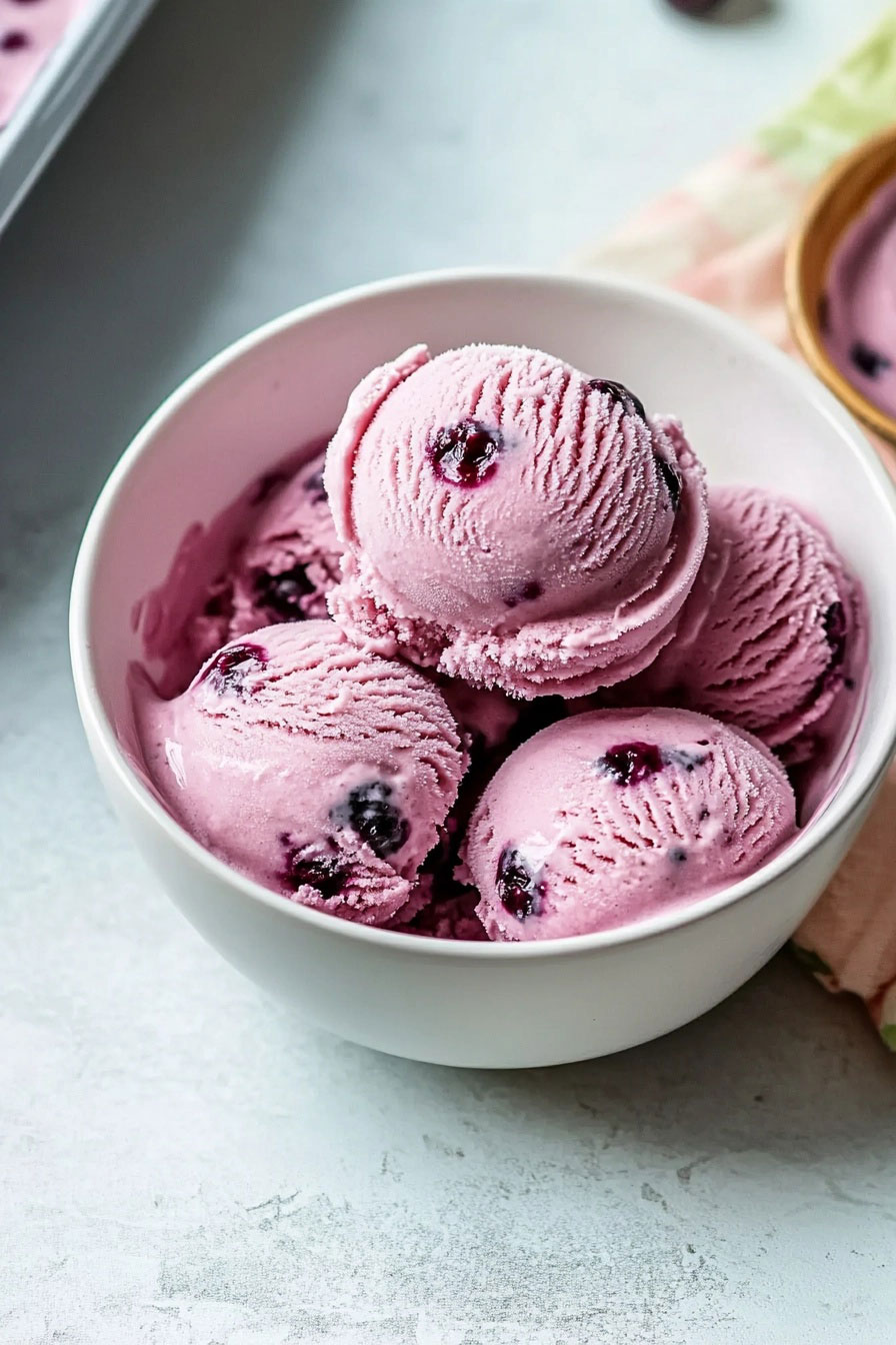 Huckleberry Ice Cream - Ice Cream In