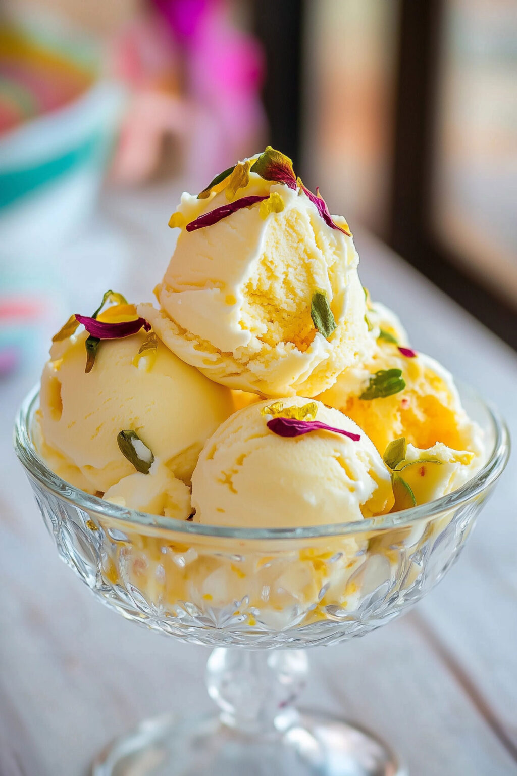 Persian Saffron Ice Cream Recipe | Creamy & Aromatic