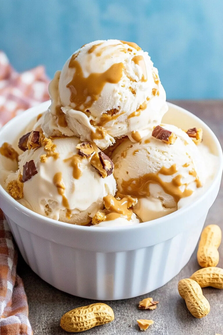 Creamy Peanut Butter Ice Cream Recipe | Easy & Homemade
