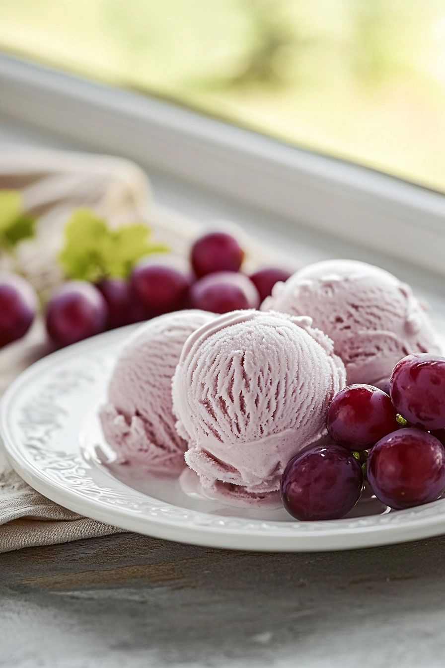 Concord Grape Ice Cream – Easy Homemade Recipe