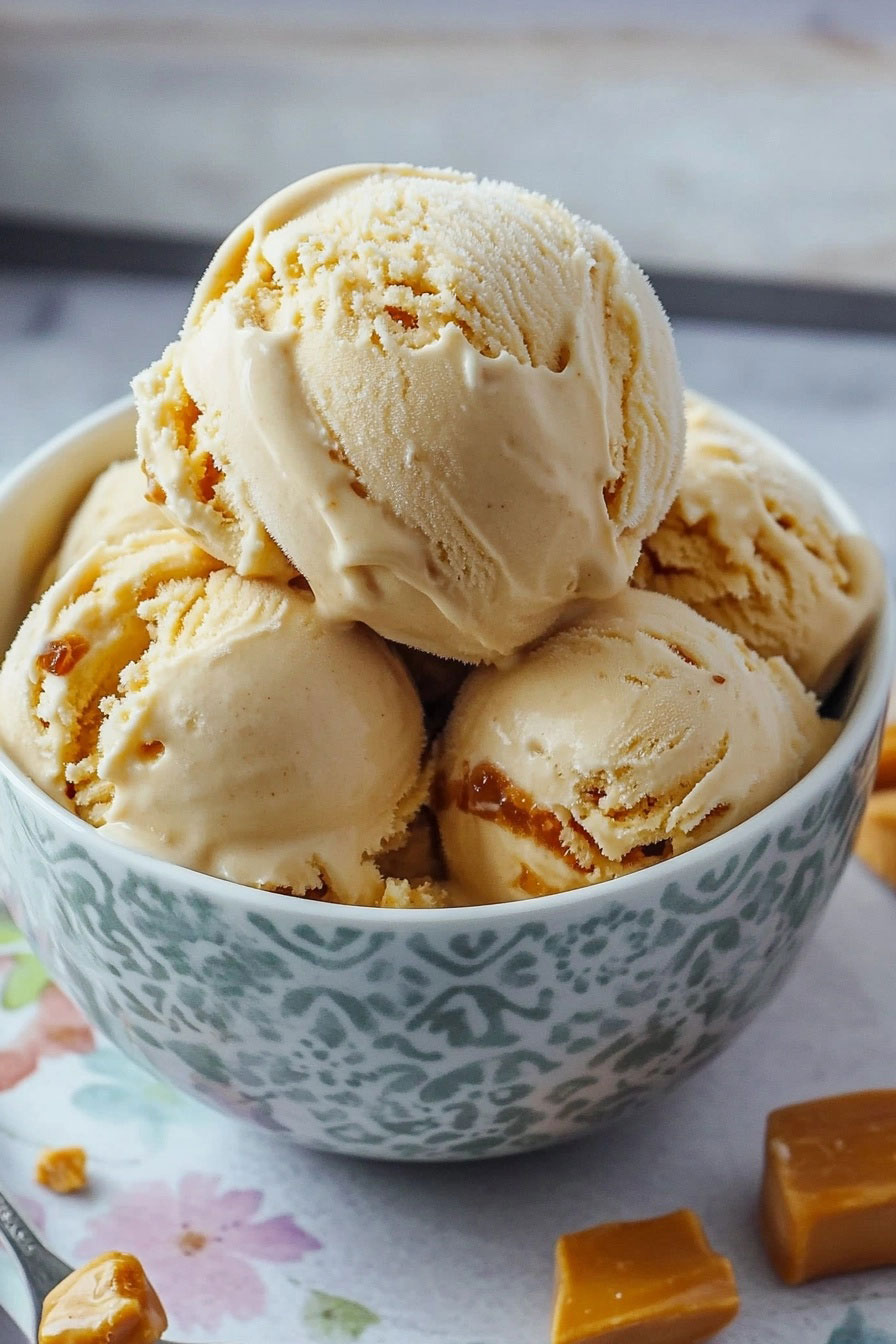 Creamy Butterscotch Ice Cream Recipe | Easy & Indulgent