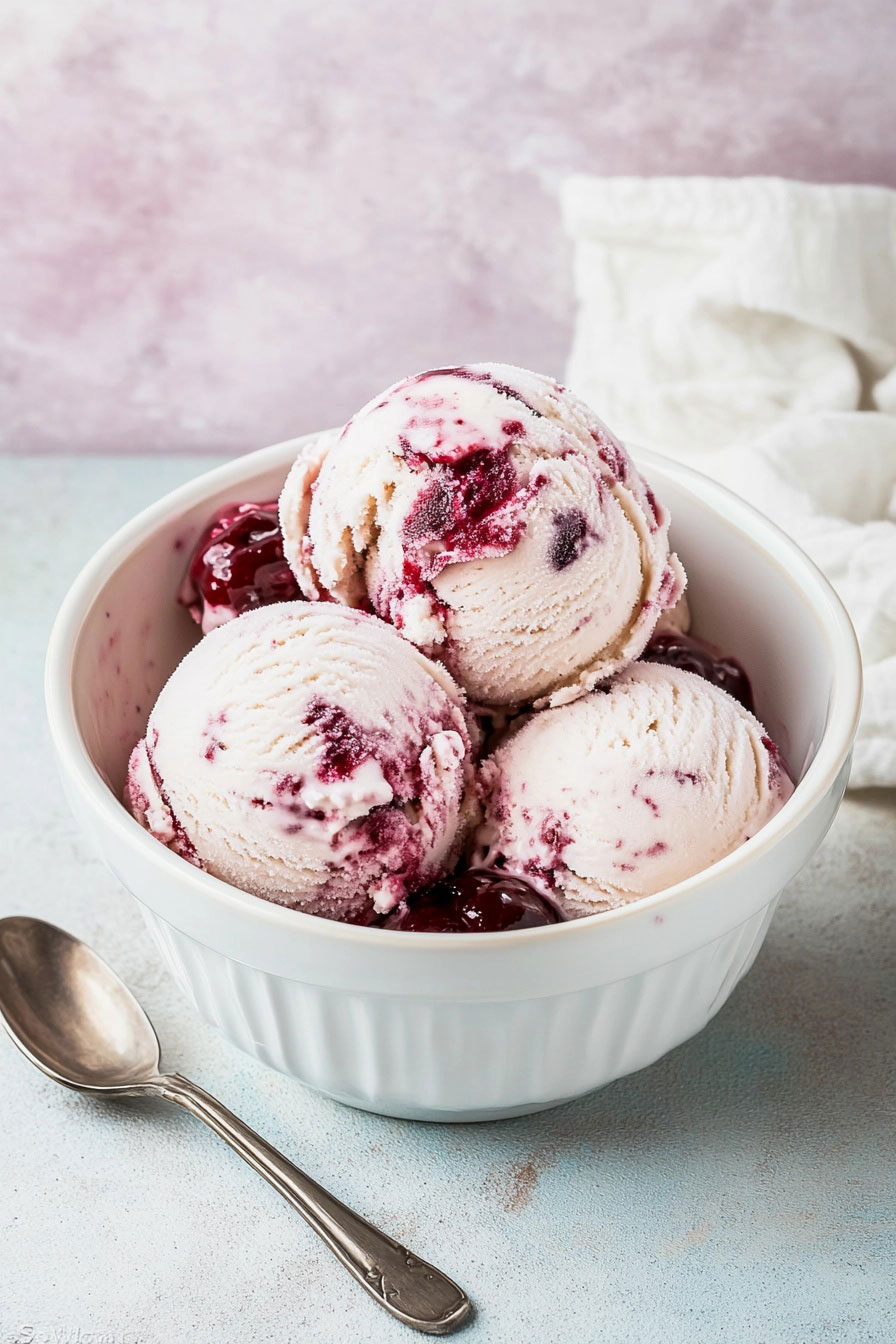 Cherry Gelato - Ice Cream In