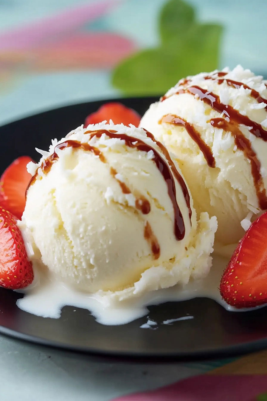 Coconut Ice Cream - Ice Cream In