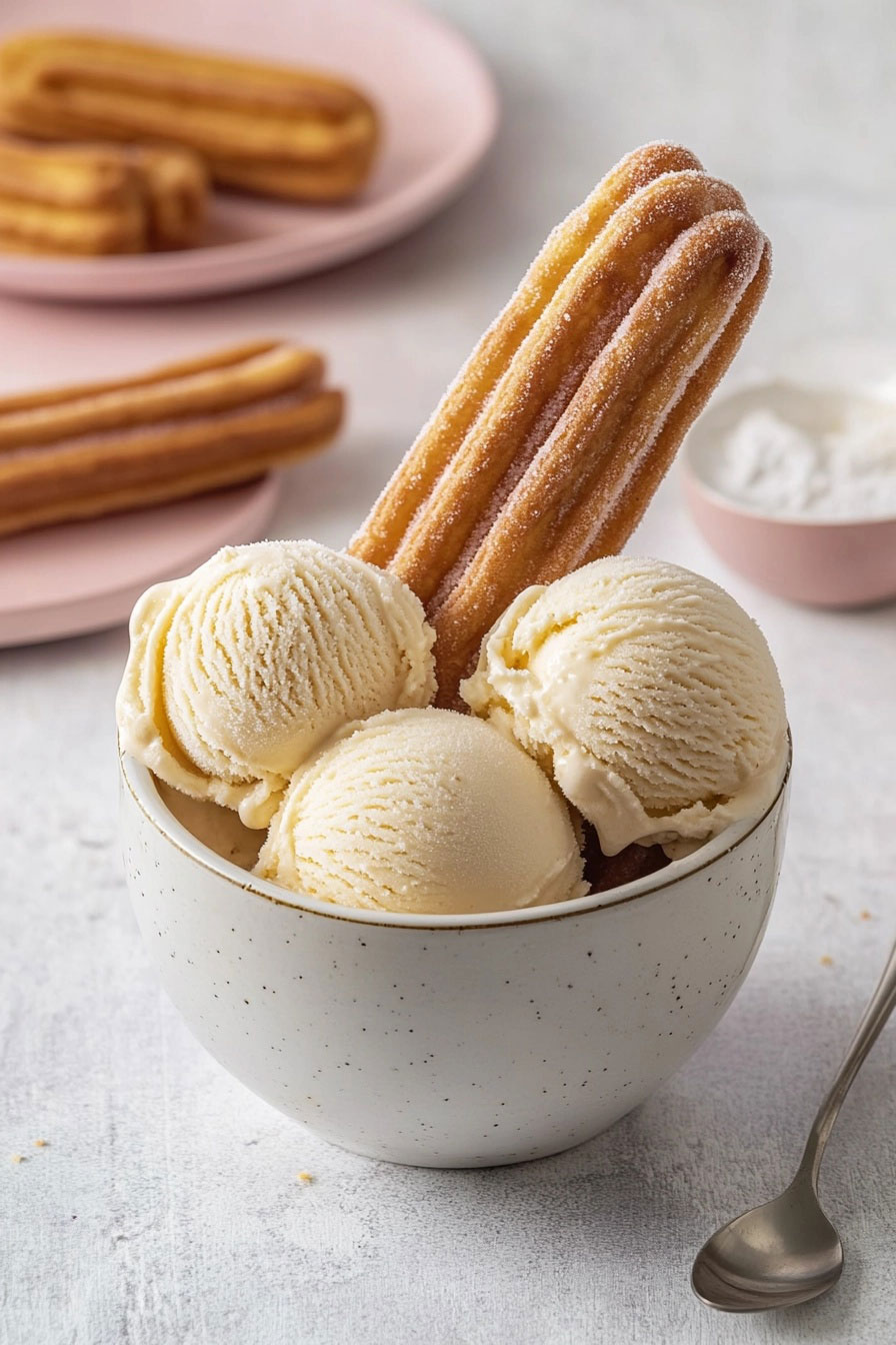 Churro Ice Cream - Ice Cream In