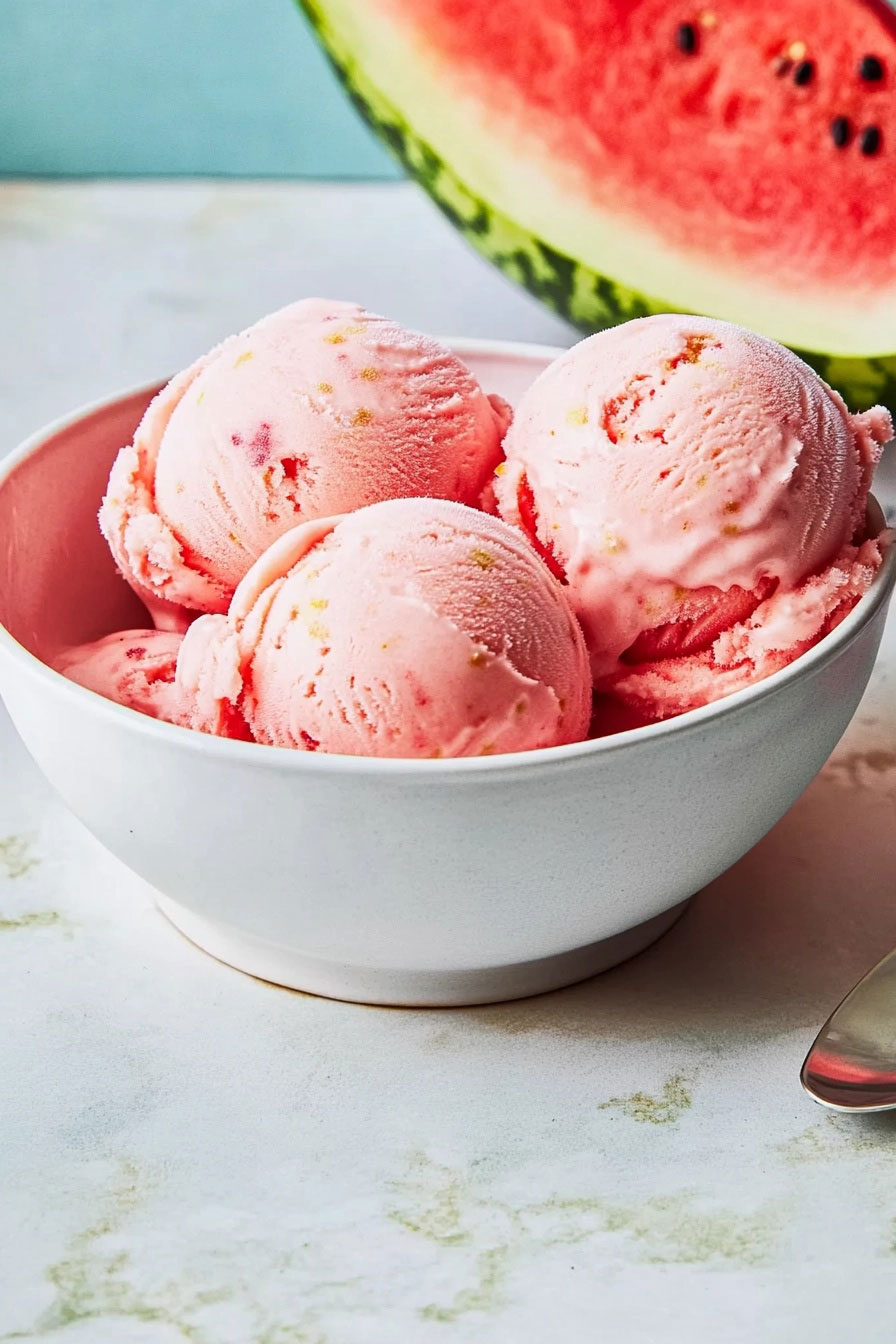 Creamy Watermelon Ice Cream Recipe