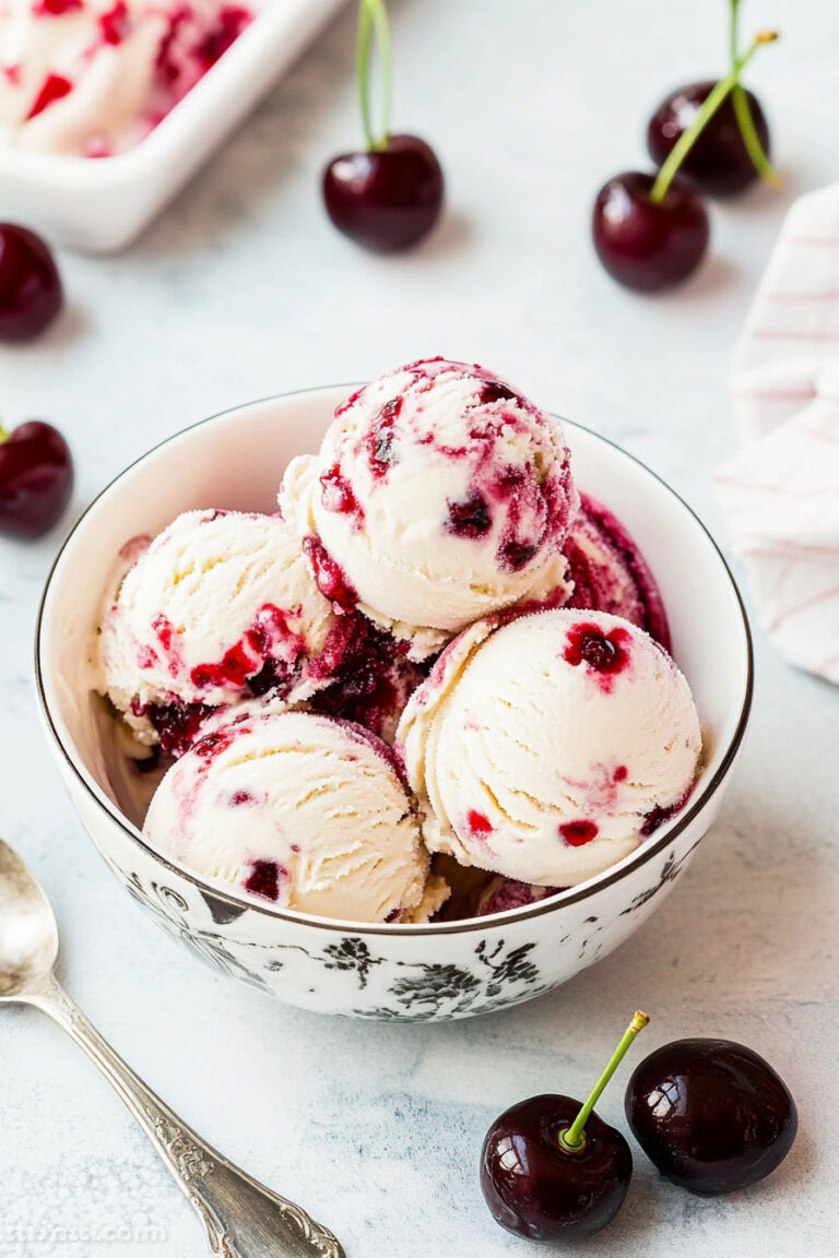 Cherry Gelato - Ice Cream In