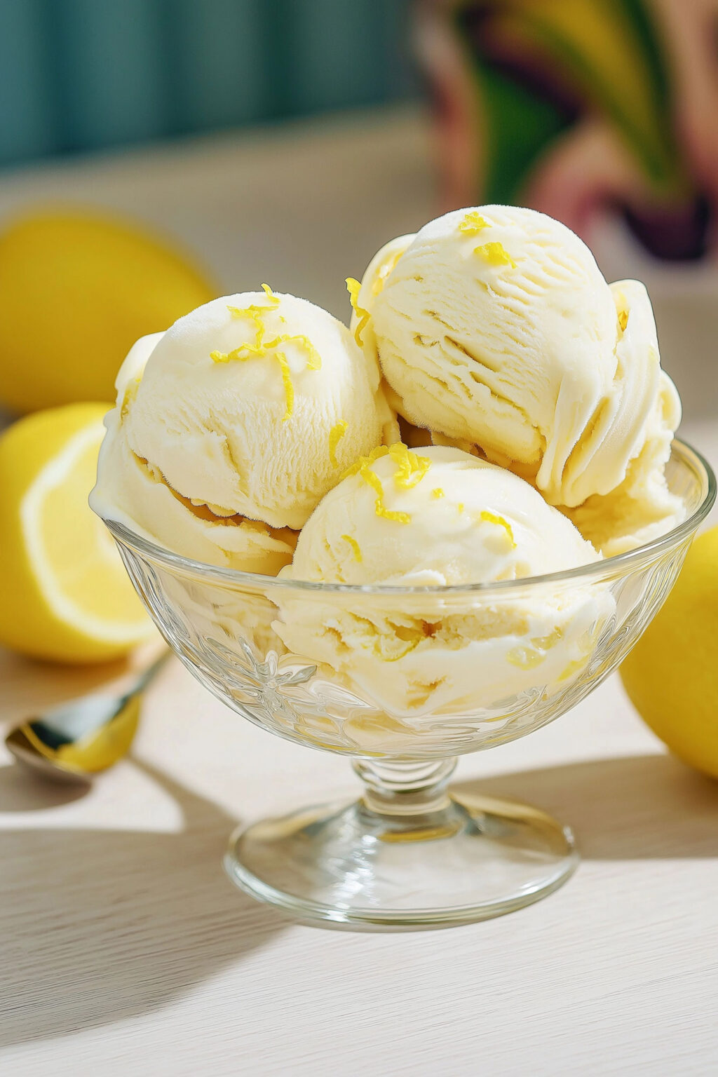 Lemon Custard Ice Cream Recipe | Creamy & Refreshing