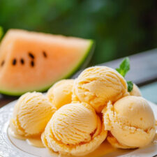 Melon Ice Cream Recipe | Creamy & Refreshing Summer Treat