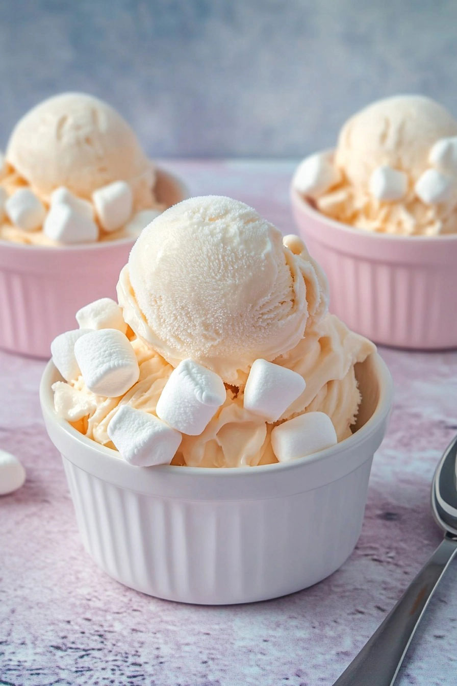 Marshmallow Ice Cream - Ice Cream In