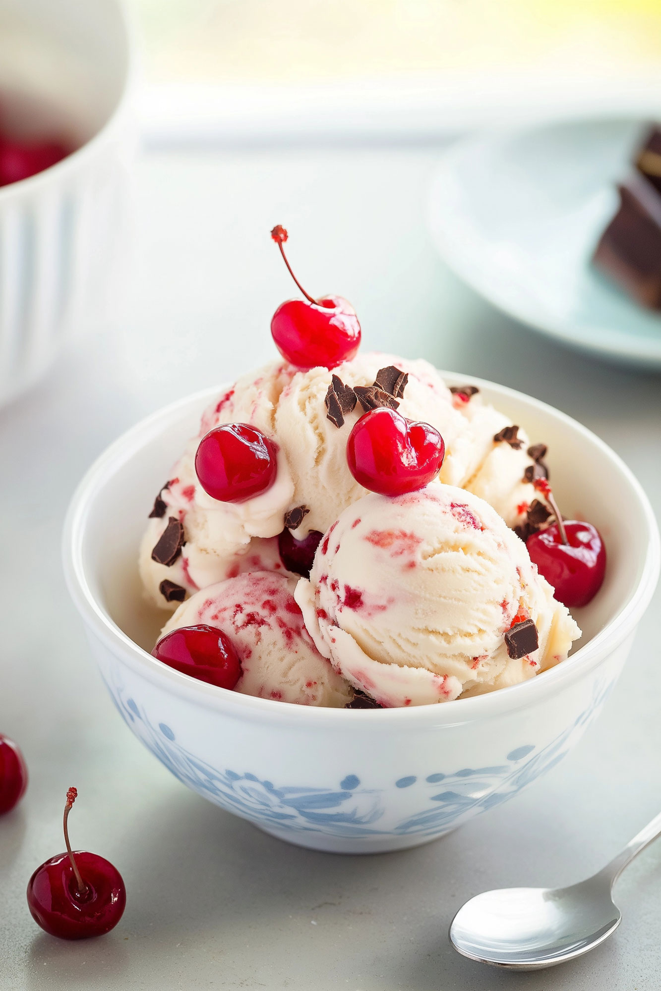 Cherry Cordial Ice Cream - Ice Cream In