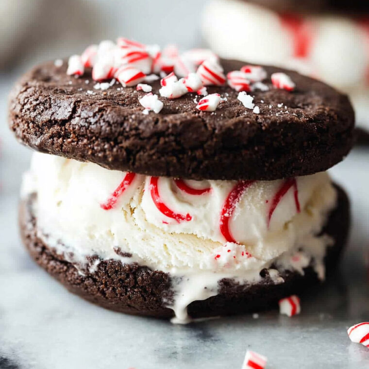Creamy White Chocolate Peppermint Ice Cream at Home