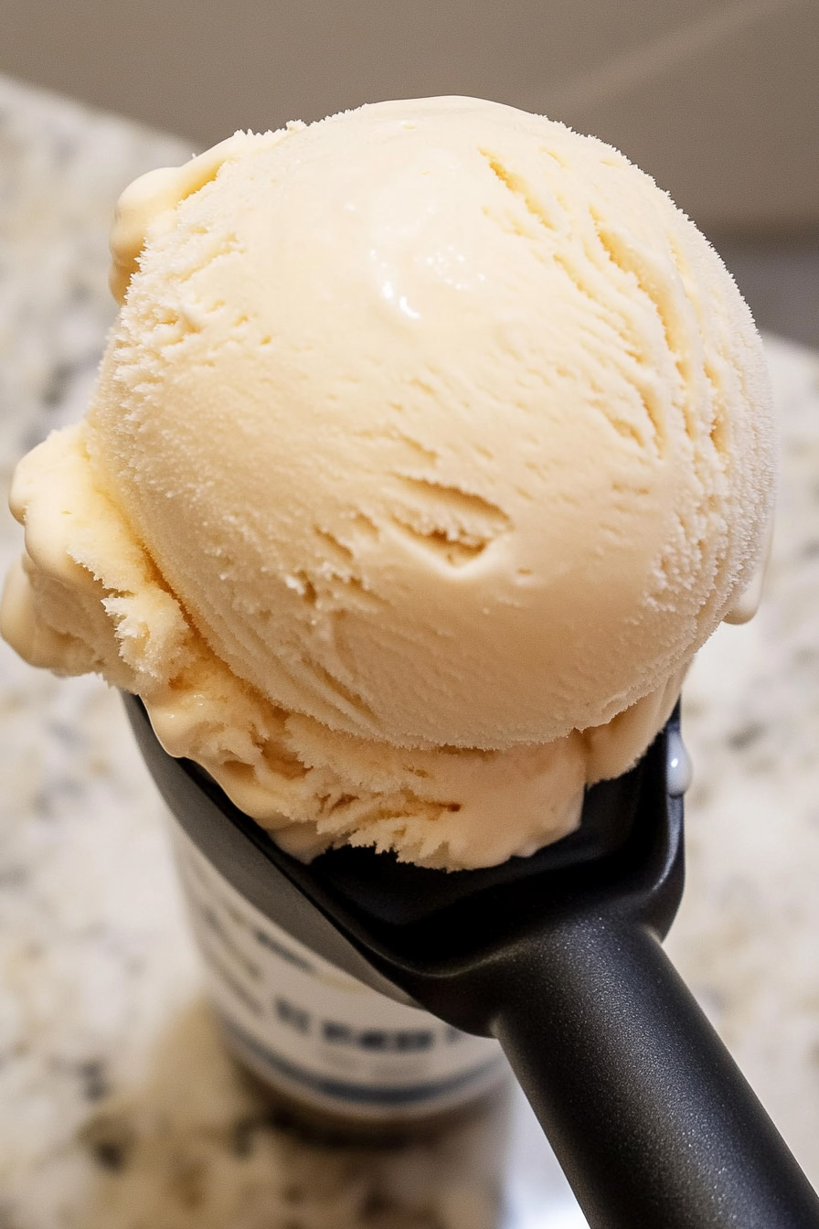 Scoopable Nutter Butter Protein Ice Cream Recipe