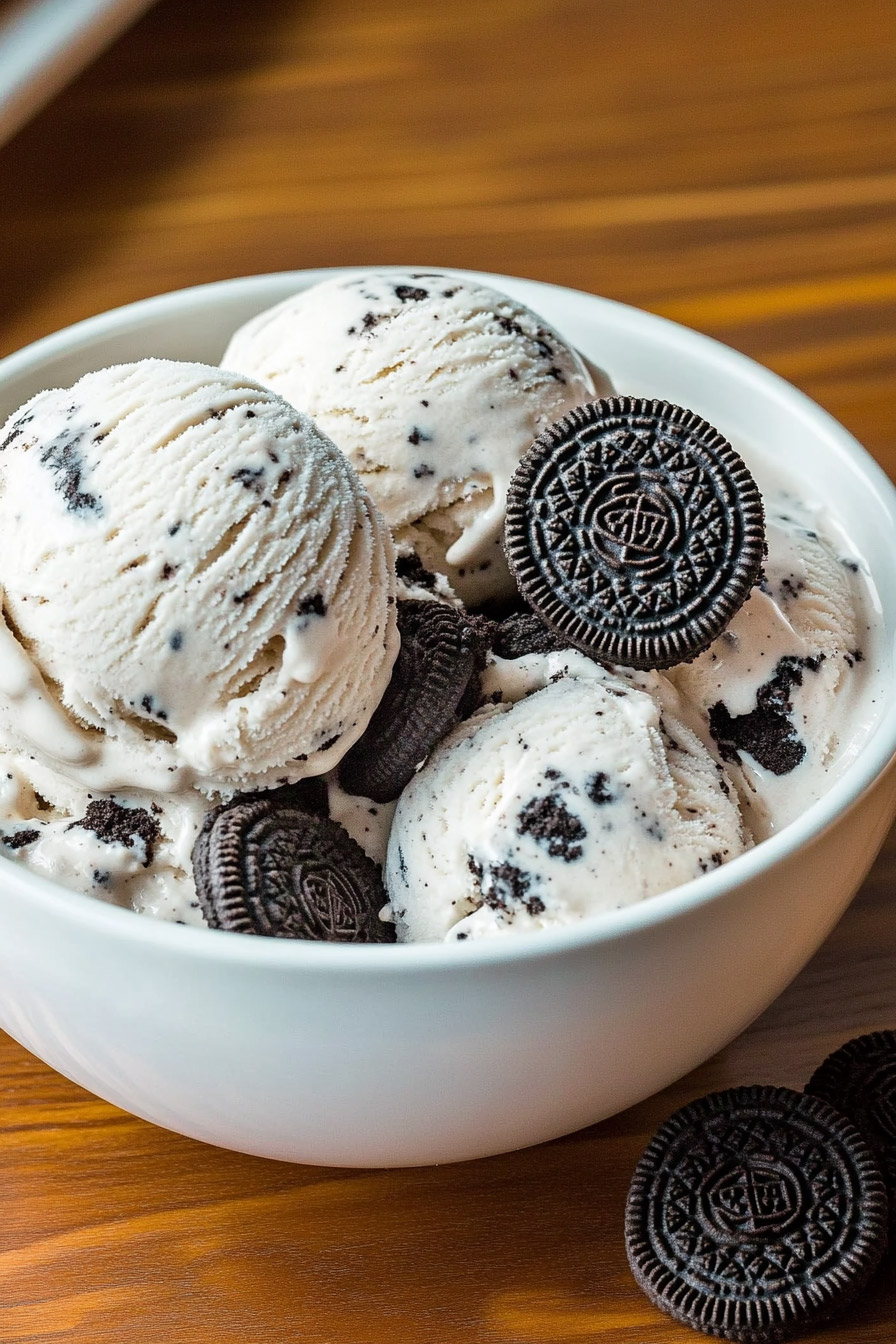 No-Churn Oreo Ice Cream Recipe | Creamy & Easy Dessert