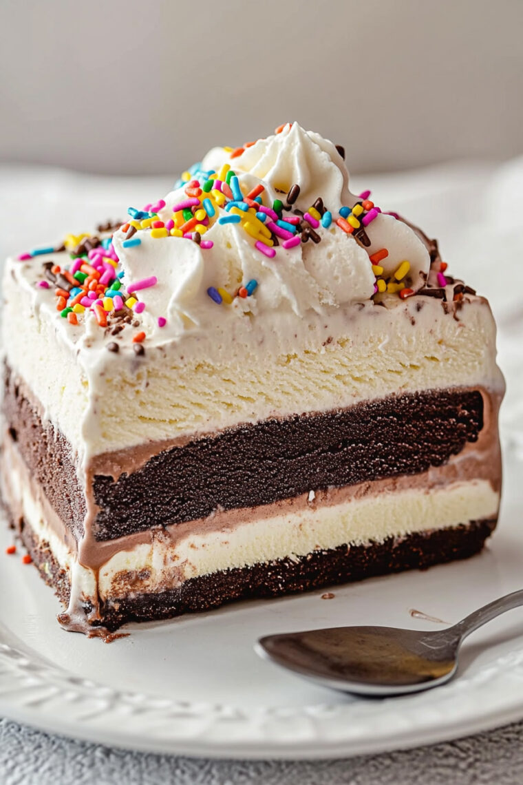 No-Bake Ice Cream Sheet Cake