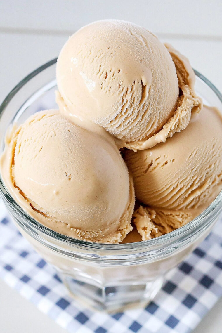 Homemade Peanut Butter Ice Cream in Ninja Creami