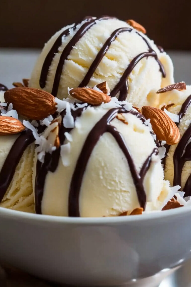 Homemade Almond Joy Ice Cream | Easy Ninja Creami Recipe