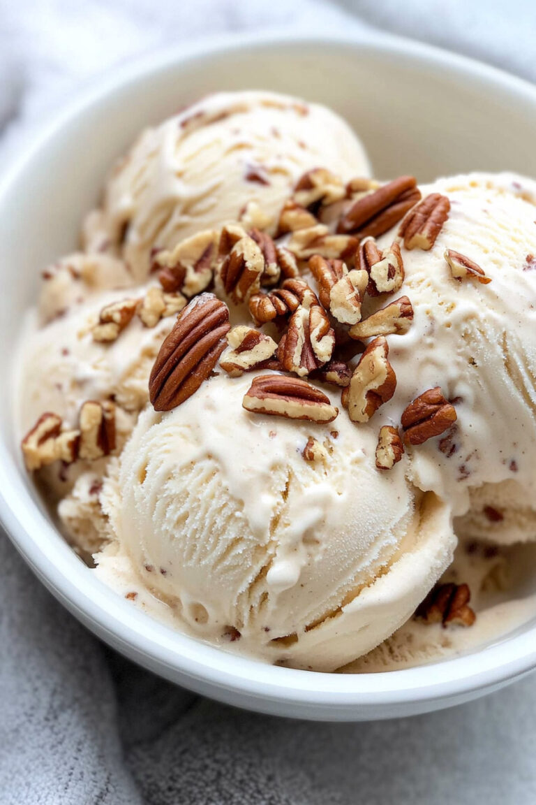 Homemade Keto Butter Pecan Ice Cream - Ninja Creami