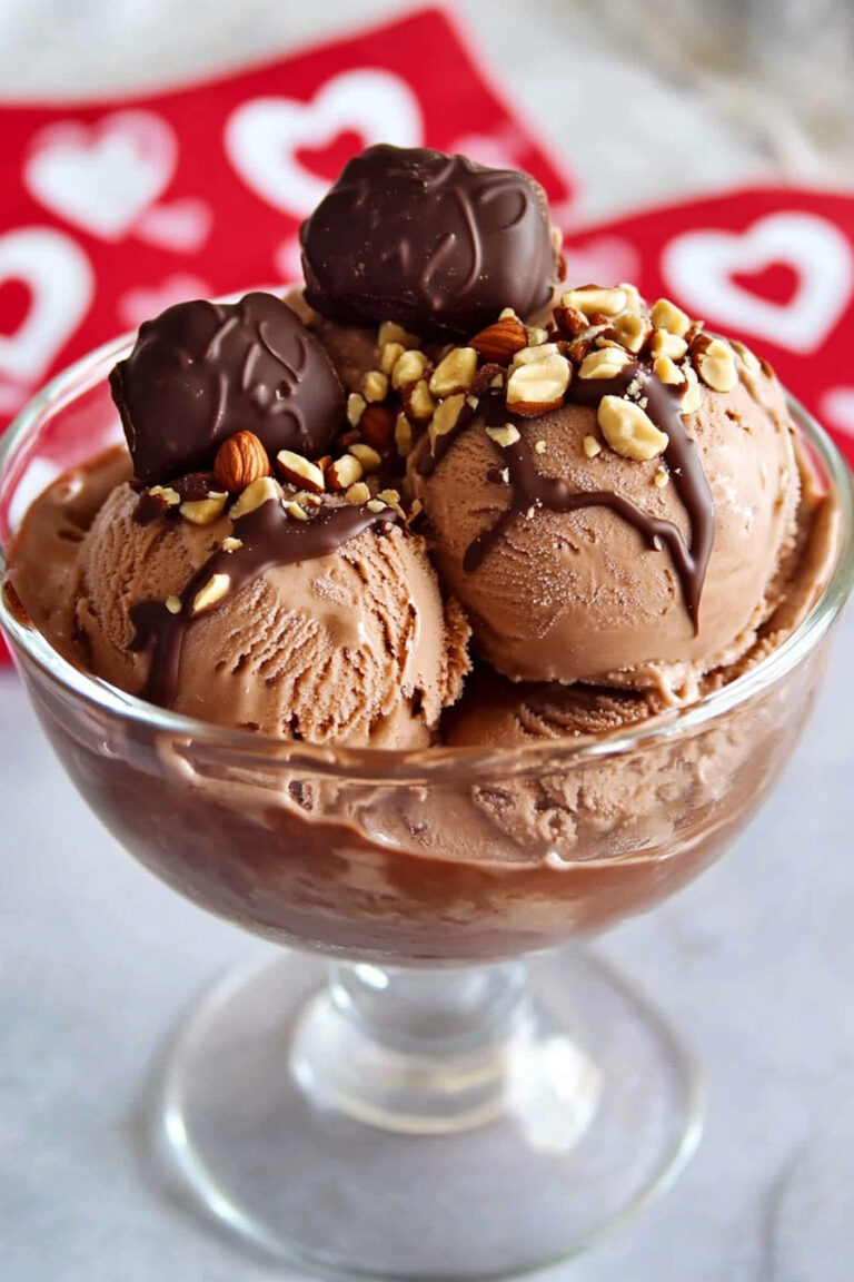 Homemade Ferrero Rocher Ice Cream Recipe