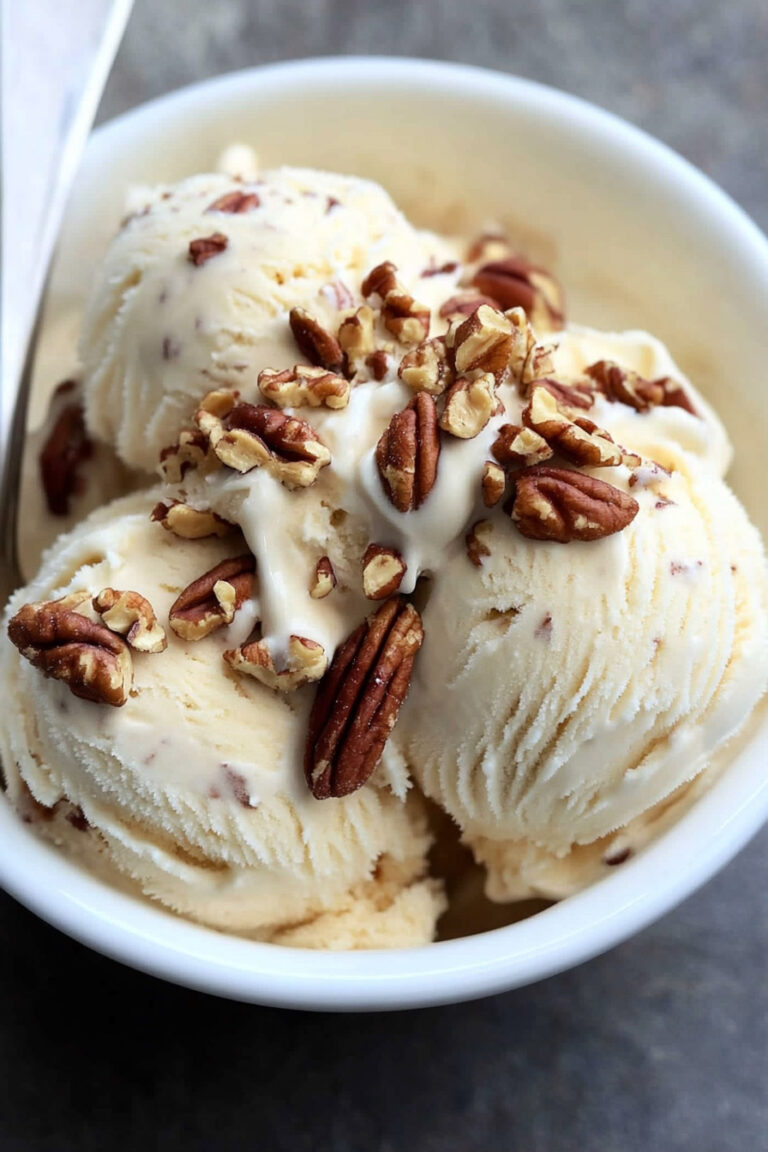 Homemade Keto Butter Pecan Ice Cream - Ninja Creami