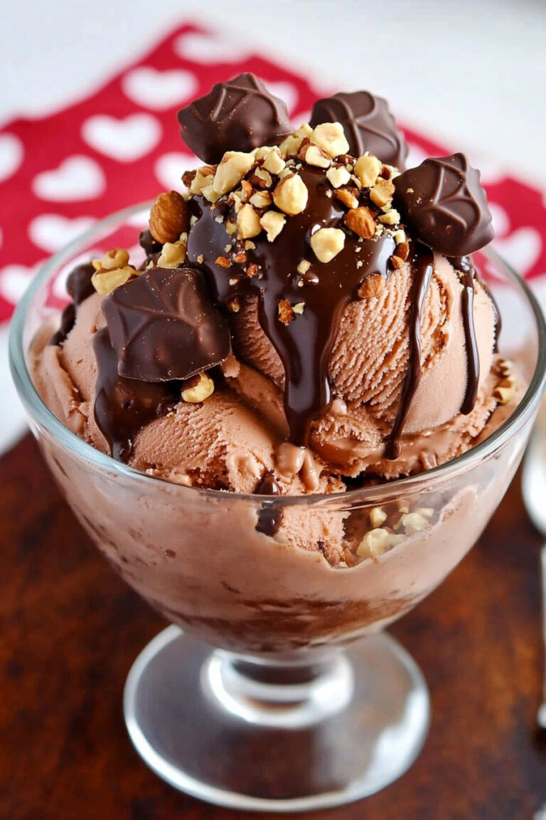 Homemade Ferrero Rocher Ice Cream Recipe