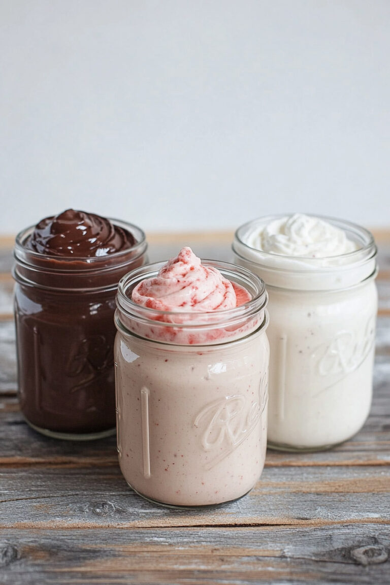 Easy Keto Mason Jar Ice Cream Recipe (3 Flavors!)