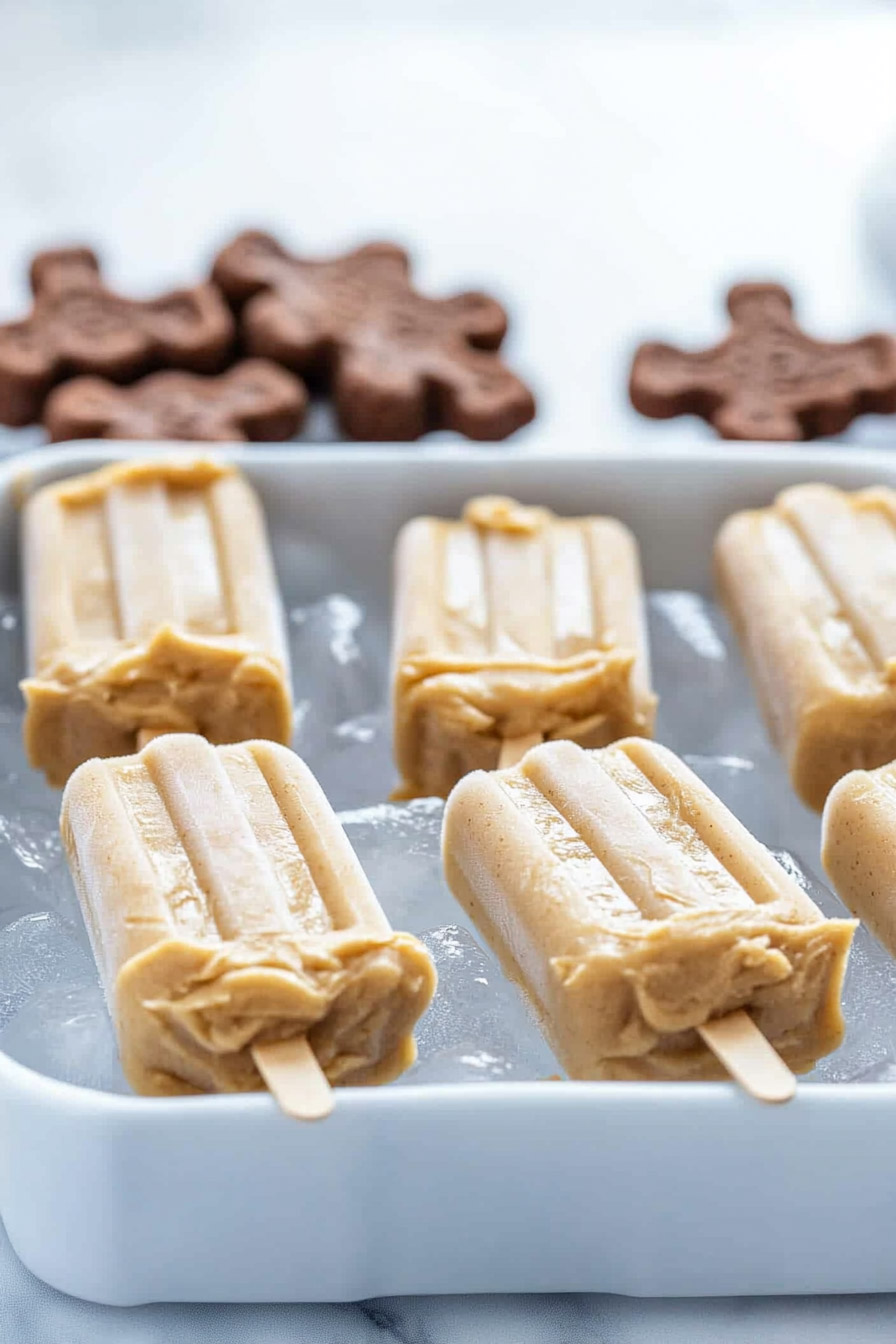Peanut Butter Dog Popsicles – Ice Cream In