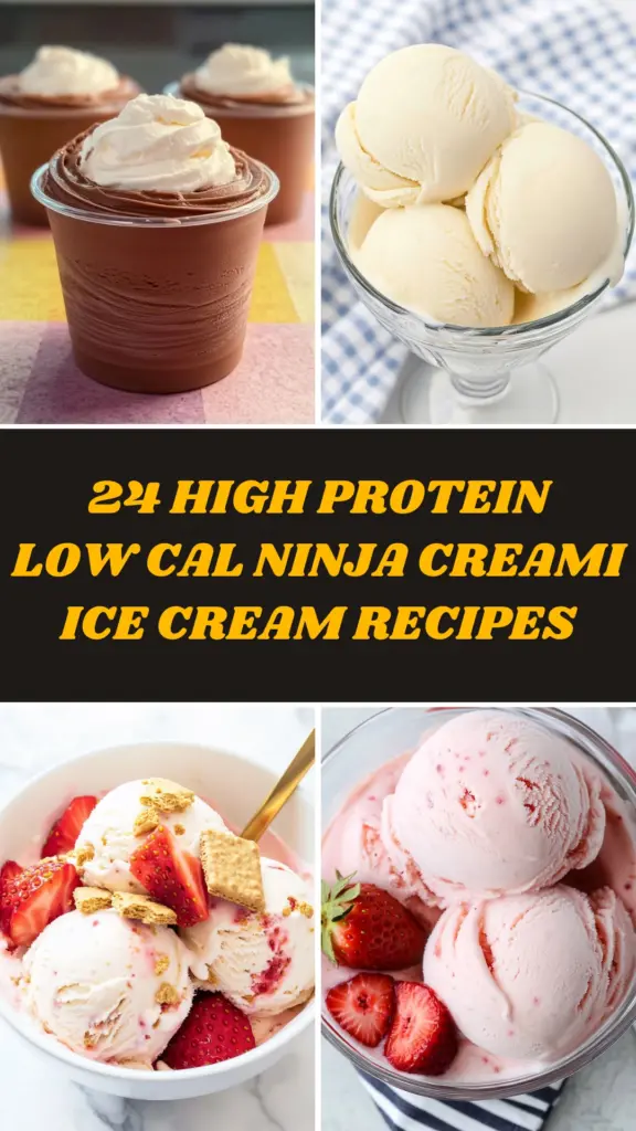 24 High Protein Low Cal Ninja Creami Ice Cream Recipes - Ice Cream In