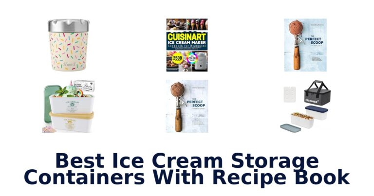 Best Ice Cream Storage Containers With Recipe Book